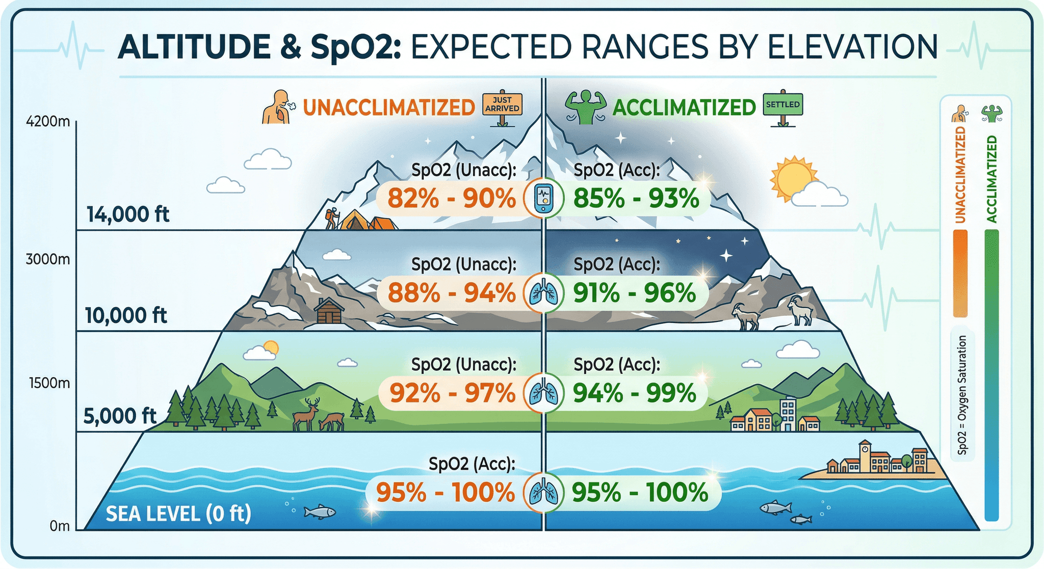 Pulse Oximeter Readings Explained: Normal SpO2 Ranges, Charts by Age ...
