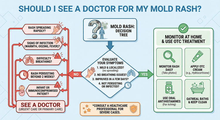 Skin Rash from Mold Exposure: Symptoms, Treatment, and When to See a ...