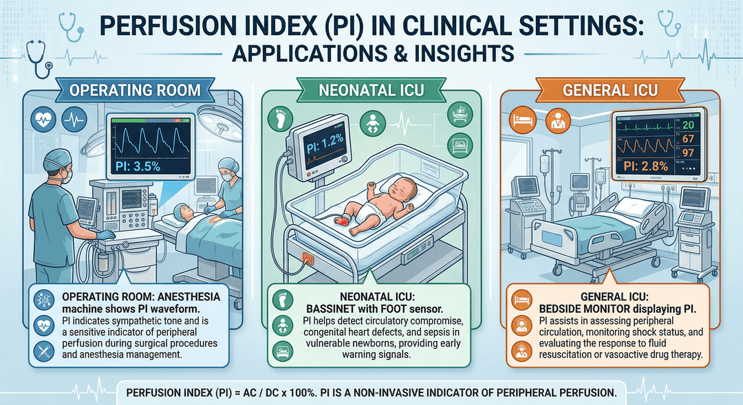 Perfusion Index (PI) on a Pulse Oximeter: What It Means, Normal Ranges ...