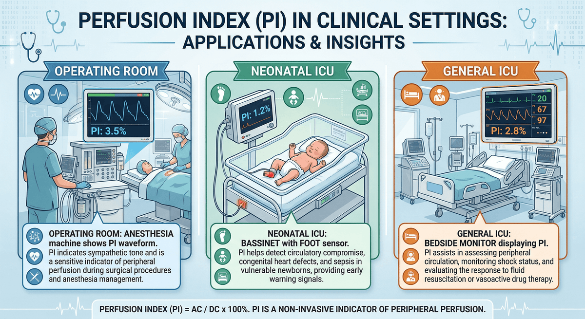 Perfusion Index (PI) on a Pulse Oximeter: What It Means, Normal Ranges ...